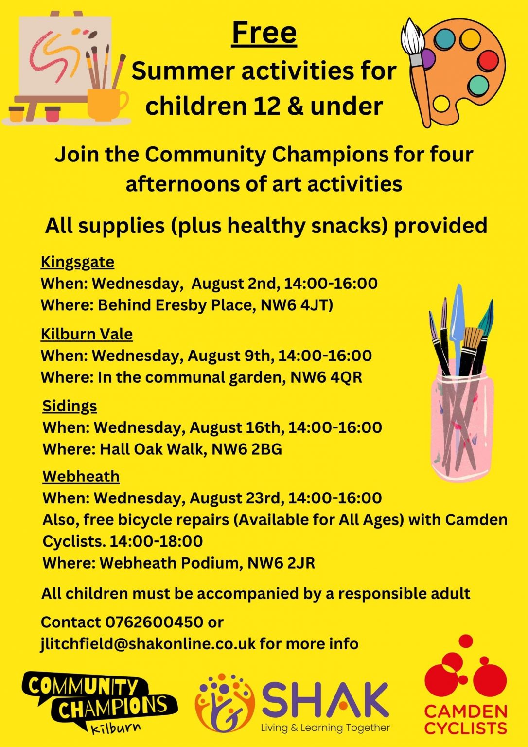 Shak Online Community Champions’ Summer Programme